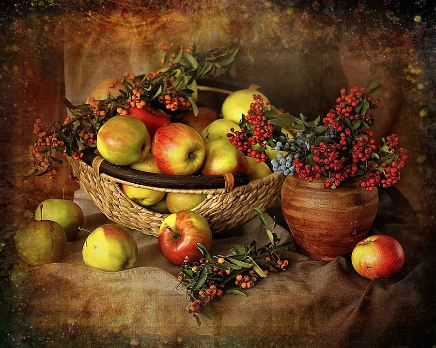 ...Mit den Äpfeln... Foto & Bild | stillleben, stillleben "alter ...