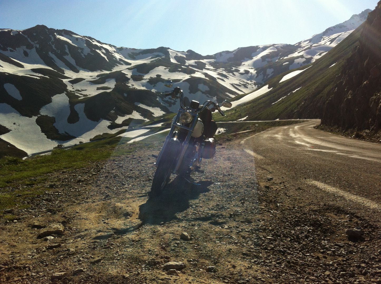 Mit der Harley auf dem Col du Galibier Foto & Bild | france, world ...