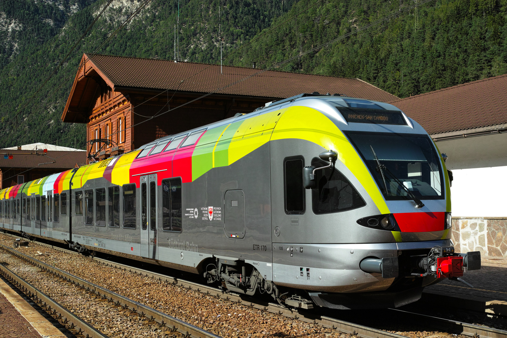 Mit der Pustertal Bahn nach Innichen Foto & Bild | dampf-, diesel- und ...