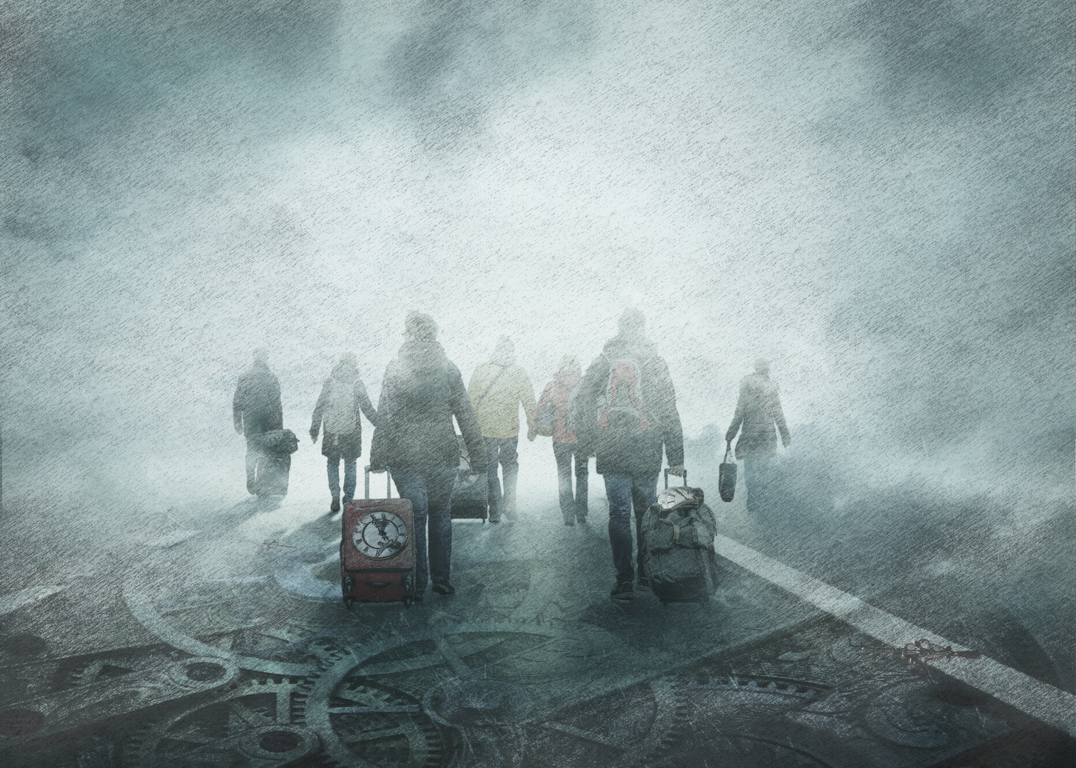 Mit der Zeit Foto & Bild | fotomontage, composing , composing Bilder auf fotocommunity