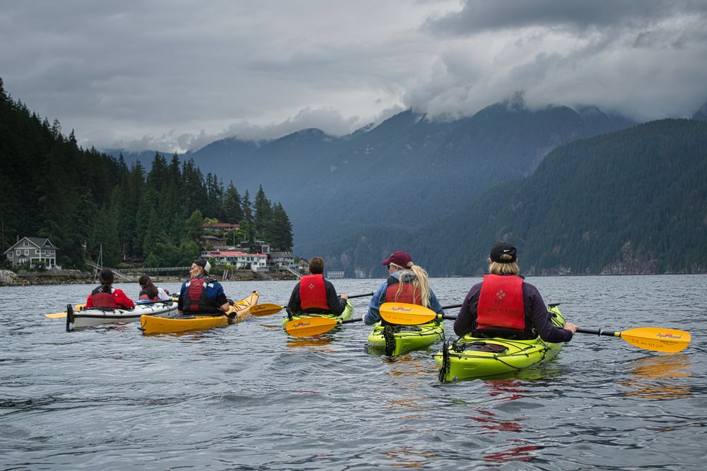 Mit Paddeln im Fiord Foto & Bild | world, dokumentation, outdoor Bilder ...