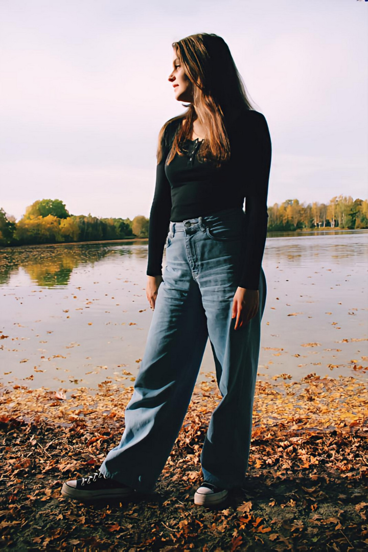 Mit Rieke am Herbstsee Foto & Bild | erwachsene menschen, jahreszeiten ...