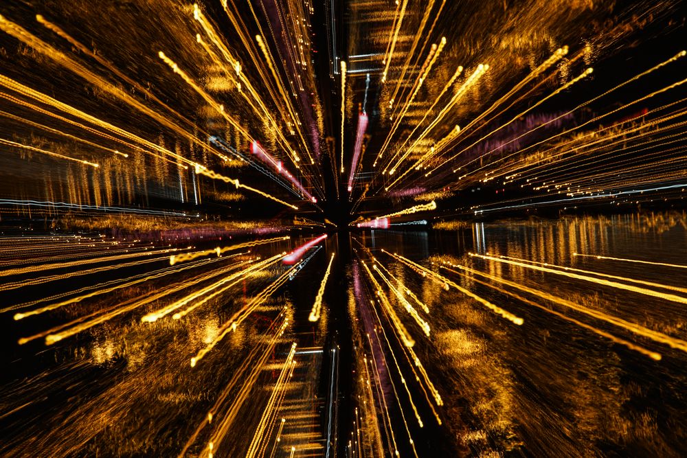 Mit Vollgas durch die Galaxy Foto & Bild | fotokunst, licht und feuer ...