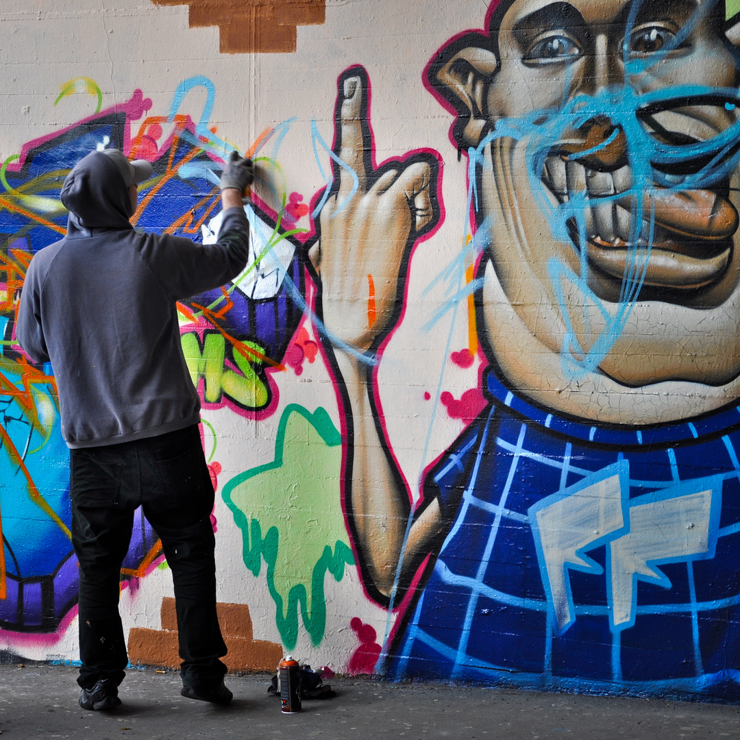 Mittelfinger Foto & Bild | streetart, graffiti & tags, kunstfotografie ...