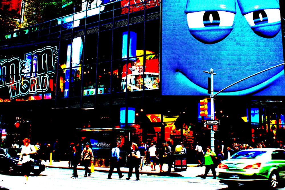 M&M's Times Square New York City Foto & Bild | 2d-grafik, comics, new ...