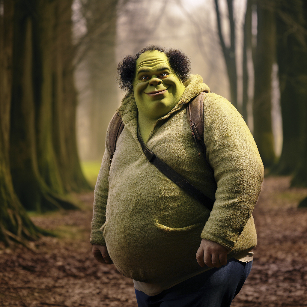 Modern Shrek photo et image | images générées par l'ia, digiart ...