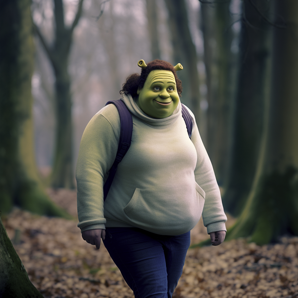 Modern Shrek photo et image | images générées par l'ia, digiart ...
