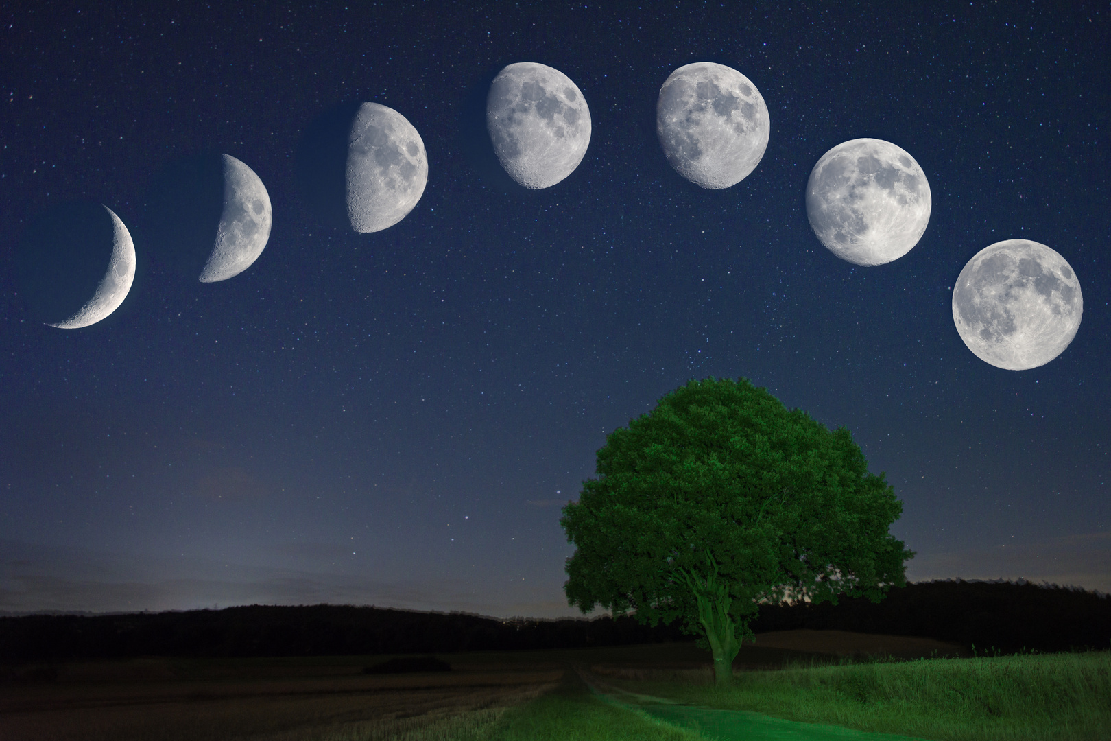 Mondzyklus Foto & Bild | mondaufnahmen, himmel & universum, nacht ...