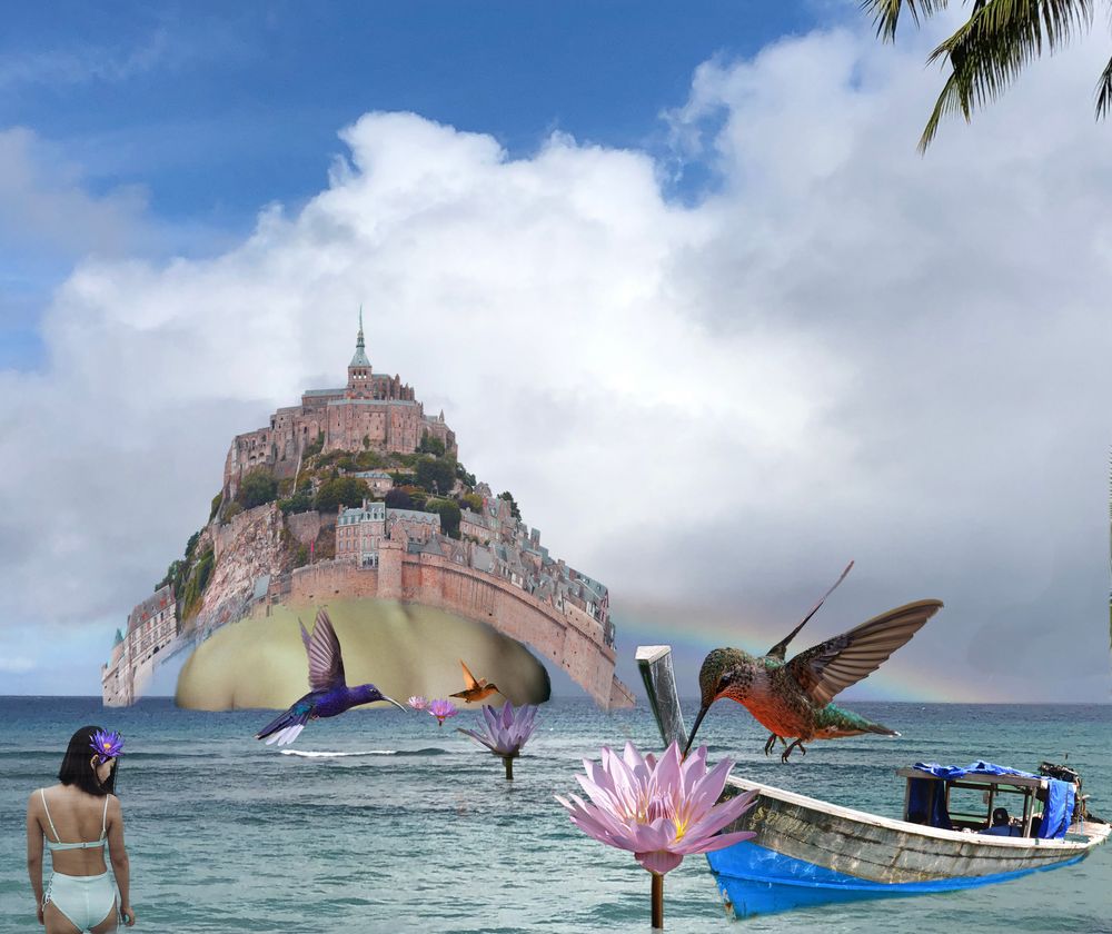 mont st. michel im urlaub Foto & Bild | fotomontage, composing , digiart Bilder auf fotocommunity