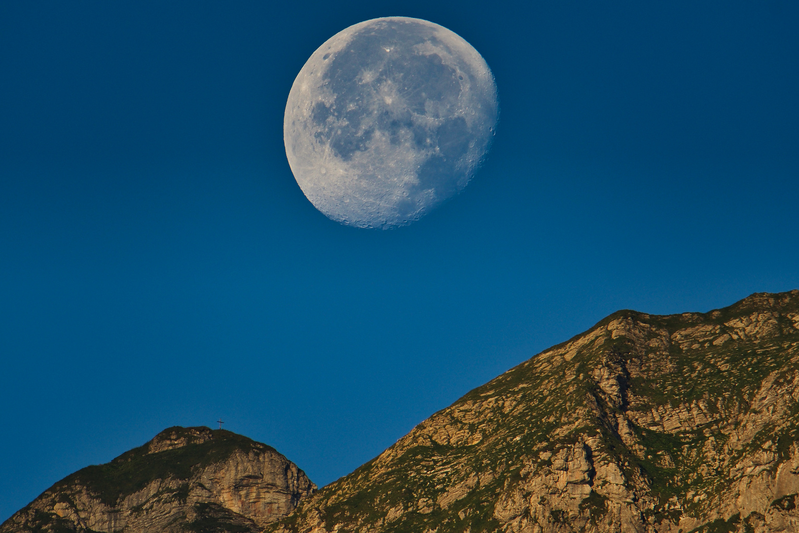 Moonset Foto & Bild | europe, schweiz & liechtenstein, landschaft ...