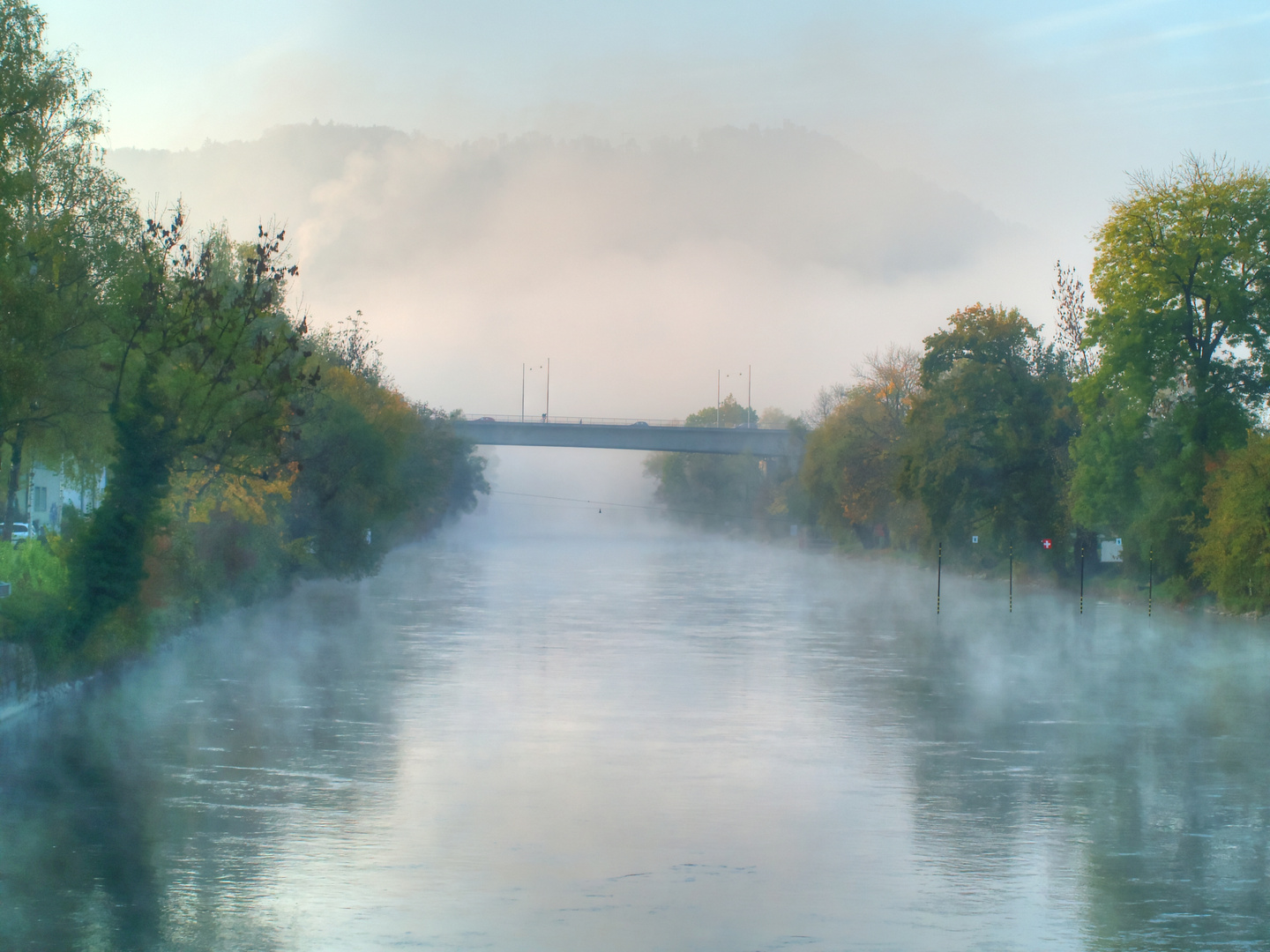 Morgen - Nebel Foto & Bild | landschaft, bach, fluss & see, flüsse und kanäle Bilder auf ...
