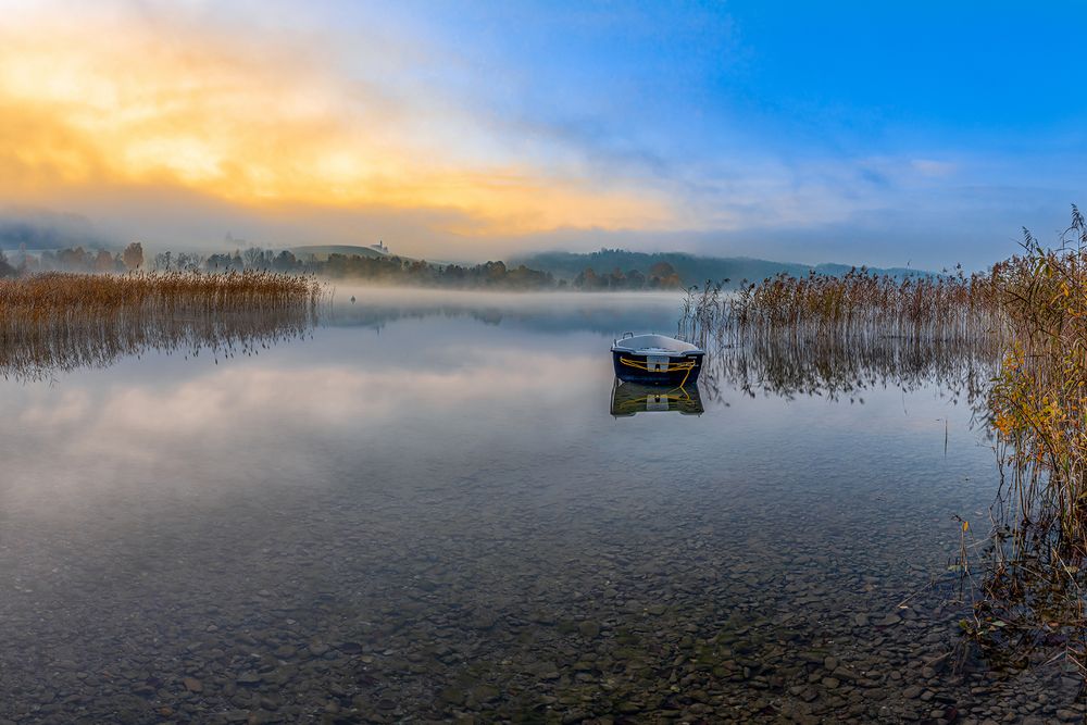 Morgens am See. Foto & Bild | landschaft, bach, fluss & see, see, teich & tümpel Bilder auf ...