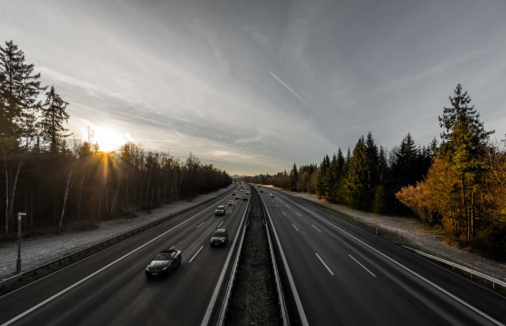 morgens an der autobahn........ *** Foto & Bild | deutschland, europe ...