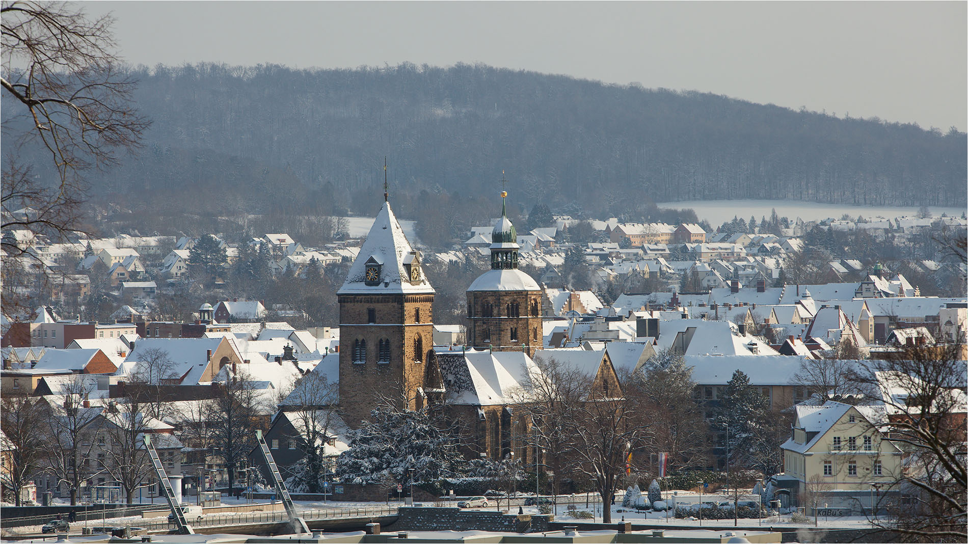 Morgens halb elf im Weserbergland Foto & Bild | kalt, sonne, winter ...