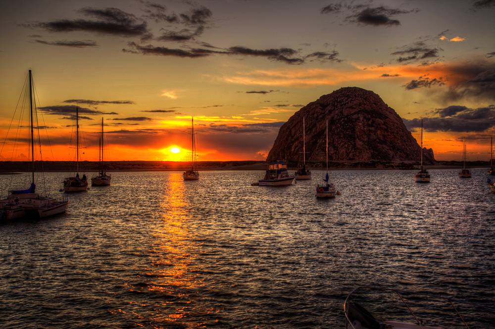Morro Rock, Morro Bay, California Foto & Bild | north america, united ...