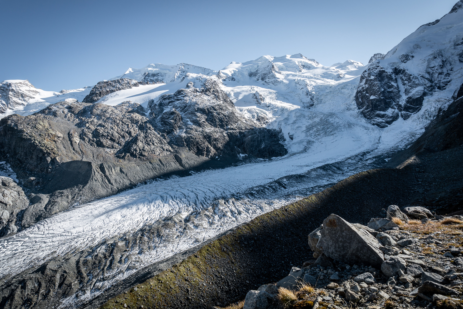 Morteratschgletscher Foto & Bild | natur, landschaft, berge Bilder auf ...