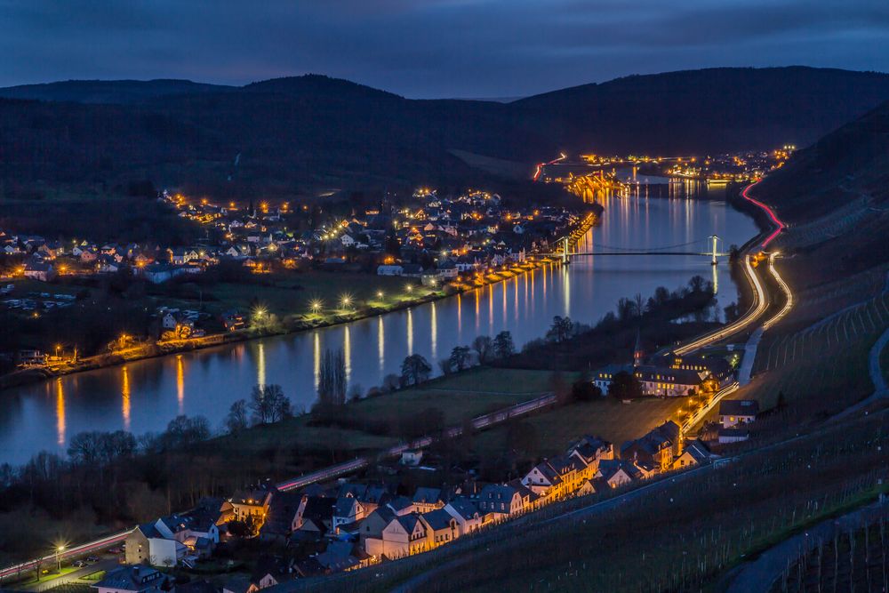 Mosel im Abendlicht Foto & Bild | world, deutschland, heimat Bilder auf ...