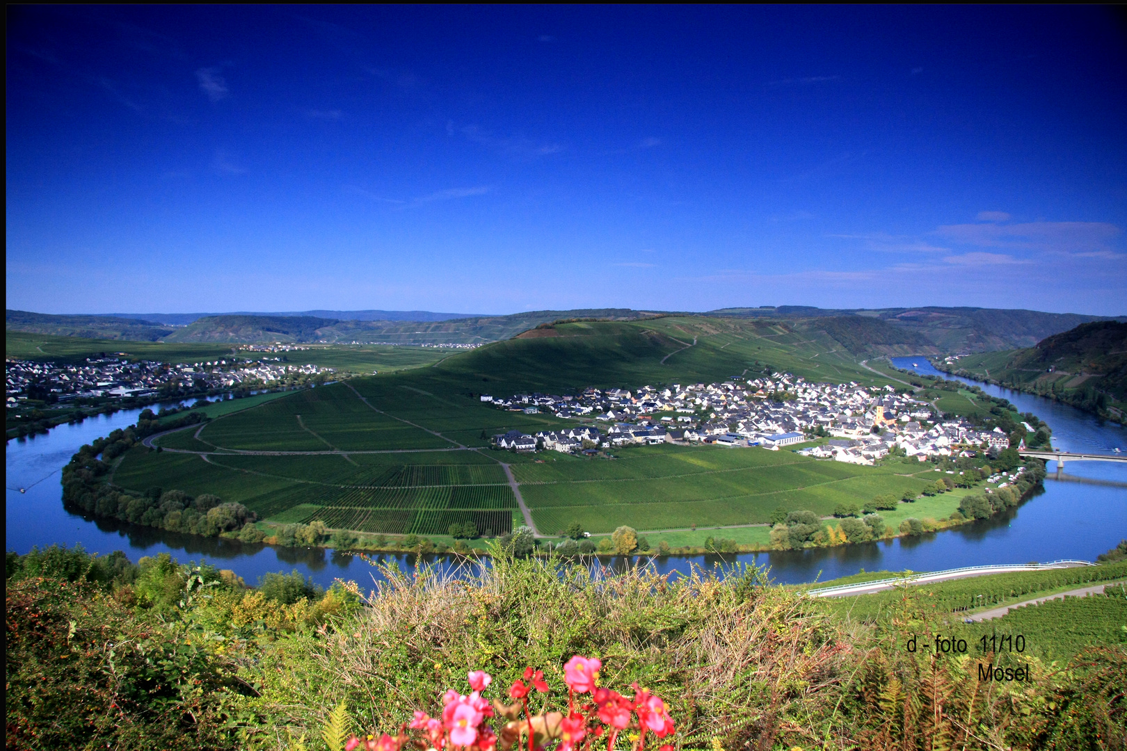 Moselschleife bei Trittenheim Foto & Bild | landschaft, bach, fluss ...