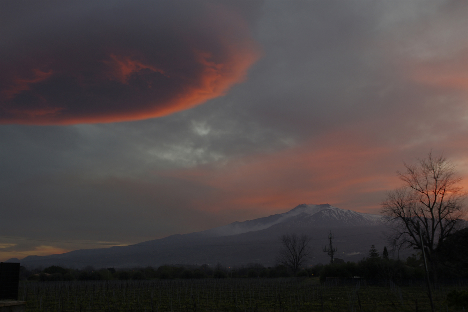 Mount Etna with Lenticularis Foto & Bild | europe, italy, vatican city ...