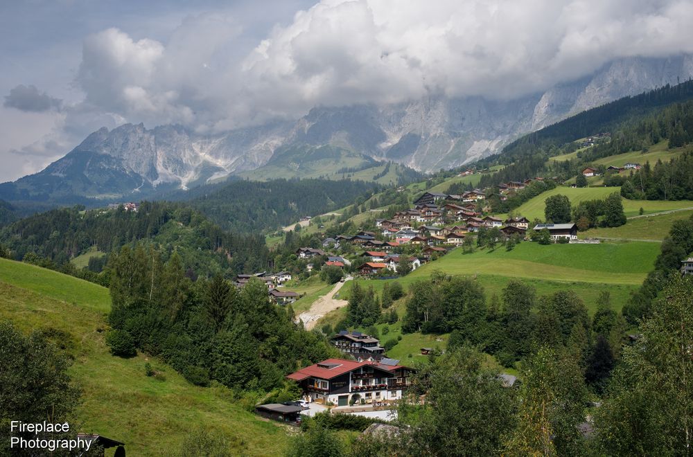 Mühlbach am Hochkönig. Ein Blick vom Weg hinauf zur Pronebenalm Foto & Bild | landschaft ...