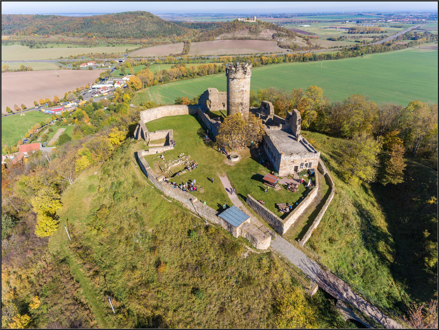 Mühlburg und Burg Gleichen Foto & Bild | burg, architektur, ruine ...