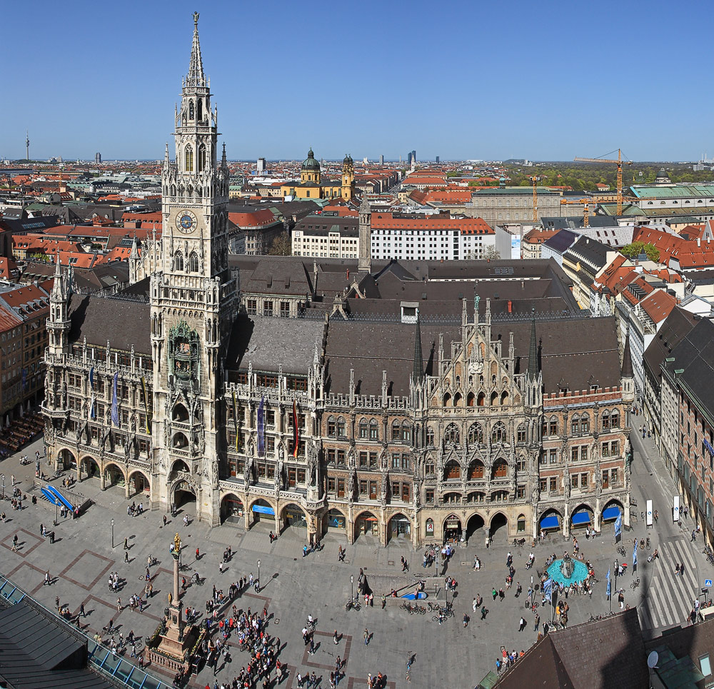 München - Neues Rathaus und Marienplatz Foto & Bild | deutschland ...