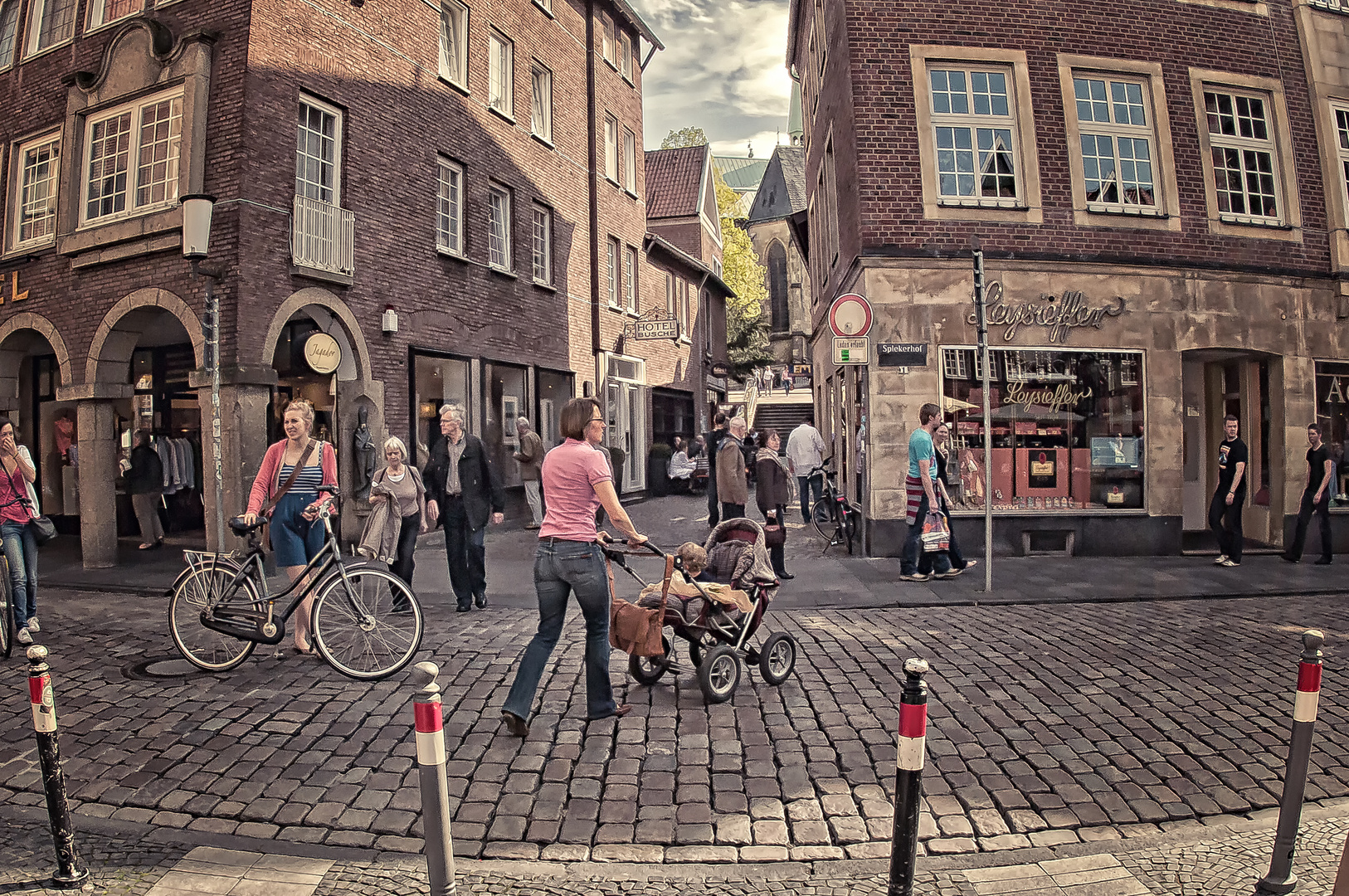 Münster Street Foto & Bild | street, strasse, altstadt Bilder auf ...