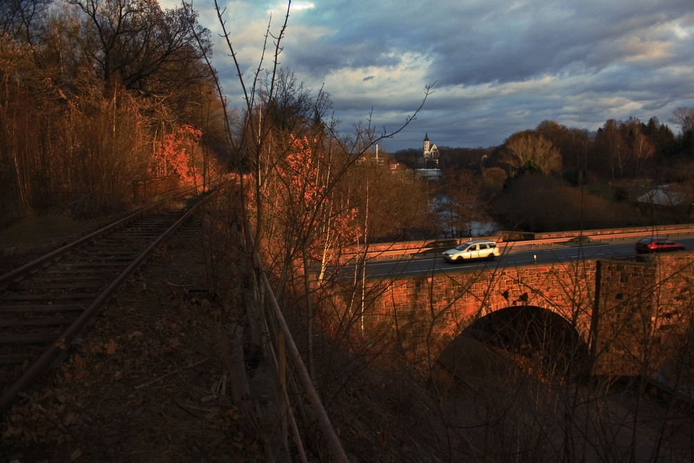 Muldentalbahn bei Penig Foto & Bild | gleise, eisenbahn, verkehr ...