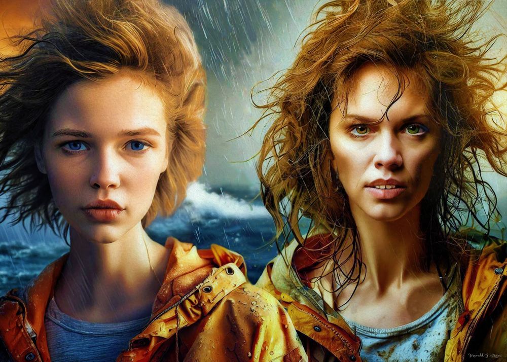 Mutter und Tochter! Foto & Bild | ki - montagen, meine kreationen!, art Bilder auf fotocommunity