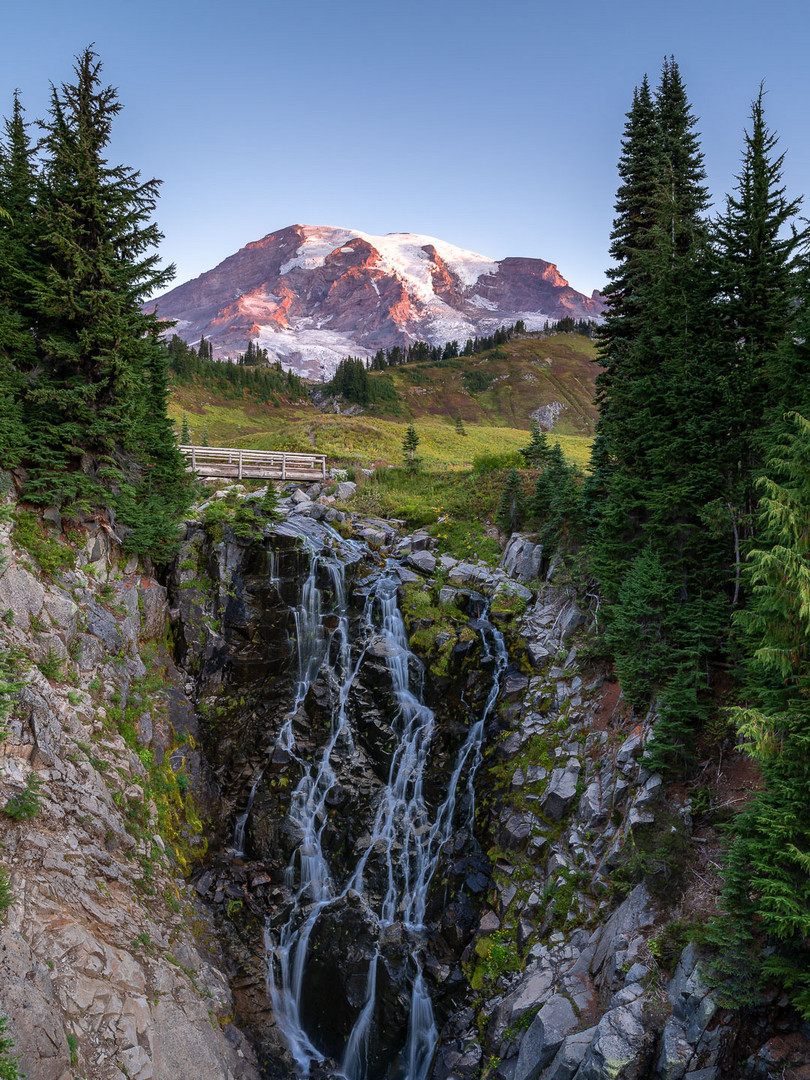 Myrtle Falls Foto & Bild | usa, world, sonnenaufgang Bilder auf ...