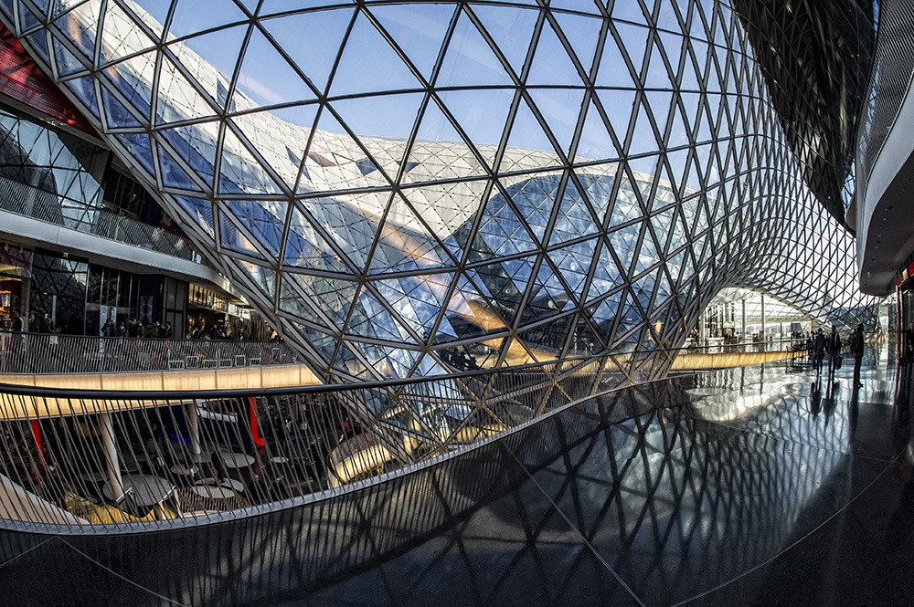 MyZeil - oben Foto & Bild | deutschland, europe, hessen Bilder auf ...