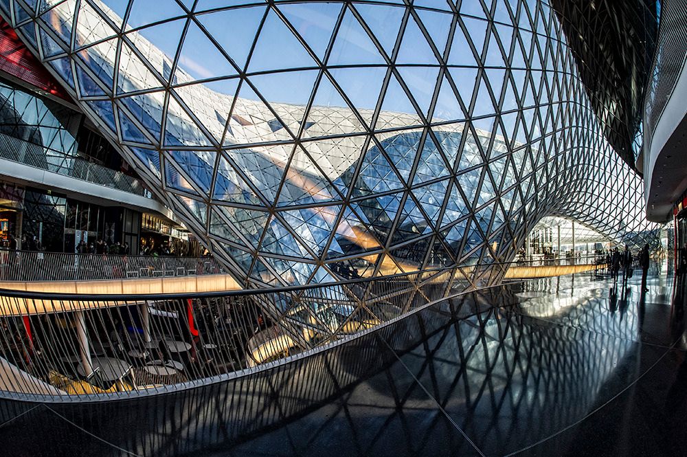 MyZeil - oben Foto & Bild | deutschland, europe, hessen Bilder auf ...