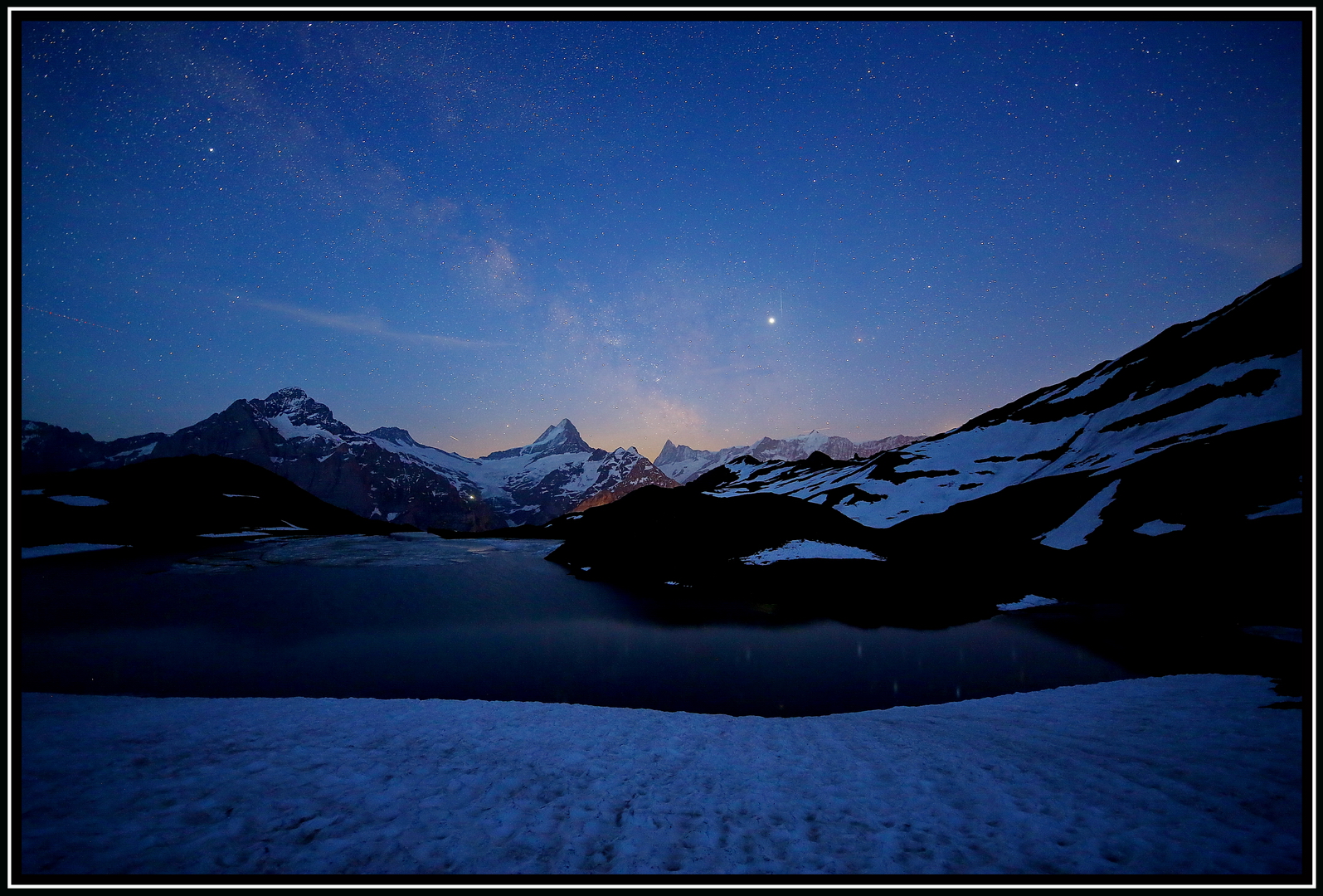Nacht über Grindelwald I Foto & Bild | landschaft, berge, bergseen ...