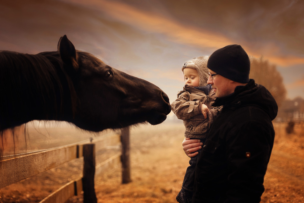 Nähe zwischen Mensch und Tier Foto & Bild | canon, outdoor, natur ...