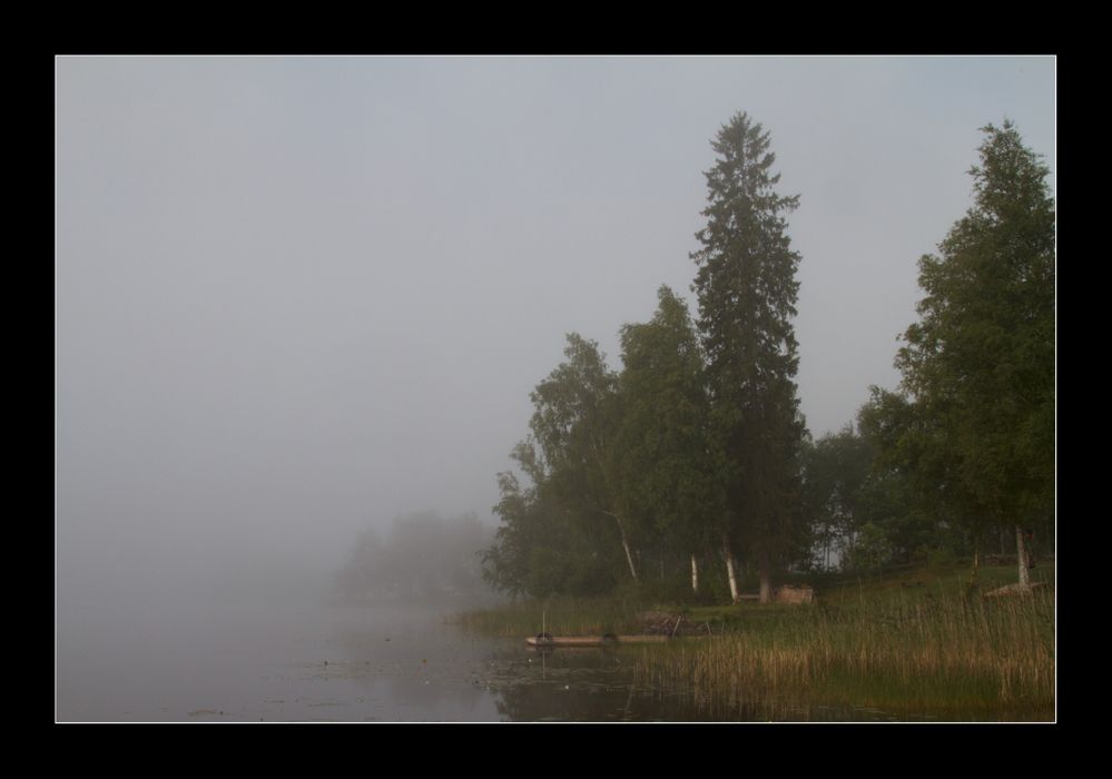 Nebel am See (Schweden). Foto & Bild | landschaft, bach, fluss & see ...