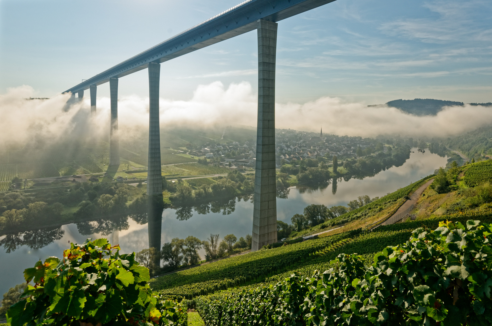 Nebel im Tal Foto & Bild | deutschland, europe, rheinland-pfalz Bilder ...