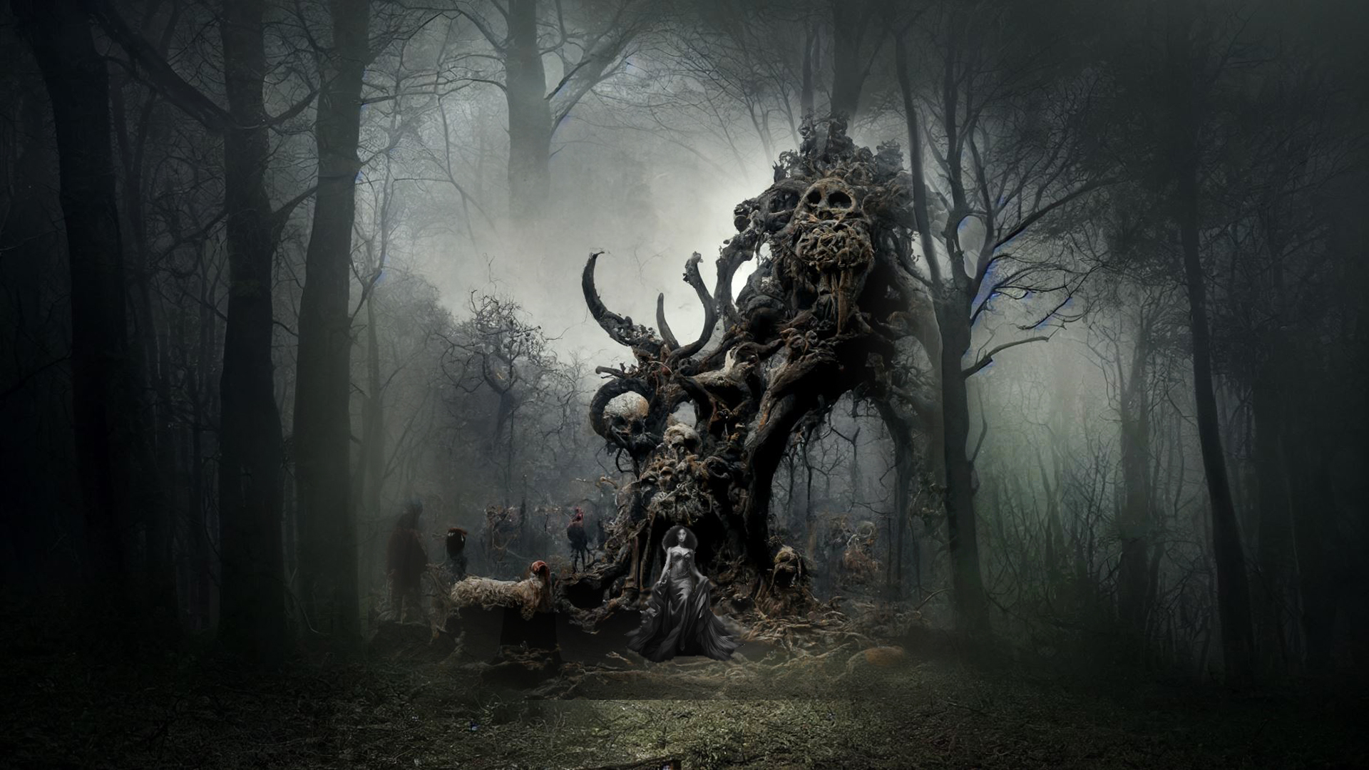 Nebel im Wald Foto & Bild | fotomontage, fantasy mystery, bearbeitungs - techniken Bilder auf ...