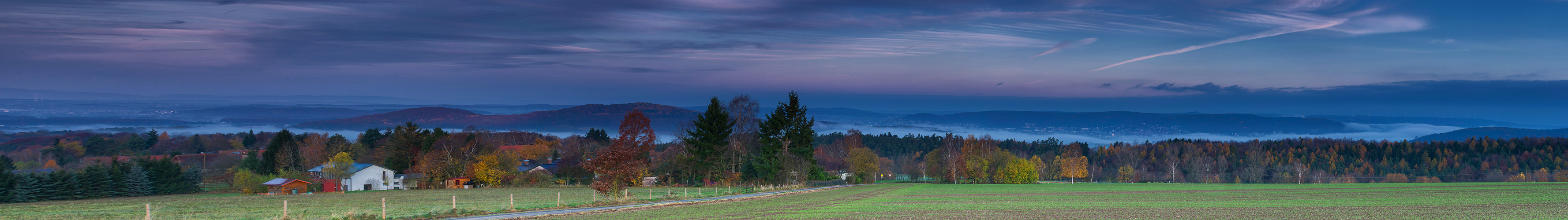 Nebelmorgen in Waldrode Foto & Bild | panorama, techniken, aufnahme ...