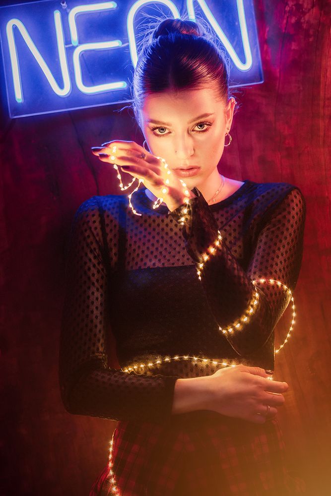 Neon - Light Foto & Bild | portrait, portrait frauen, studio Bilder auf ...