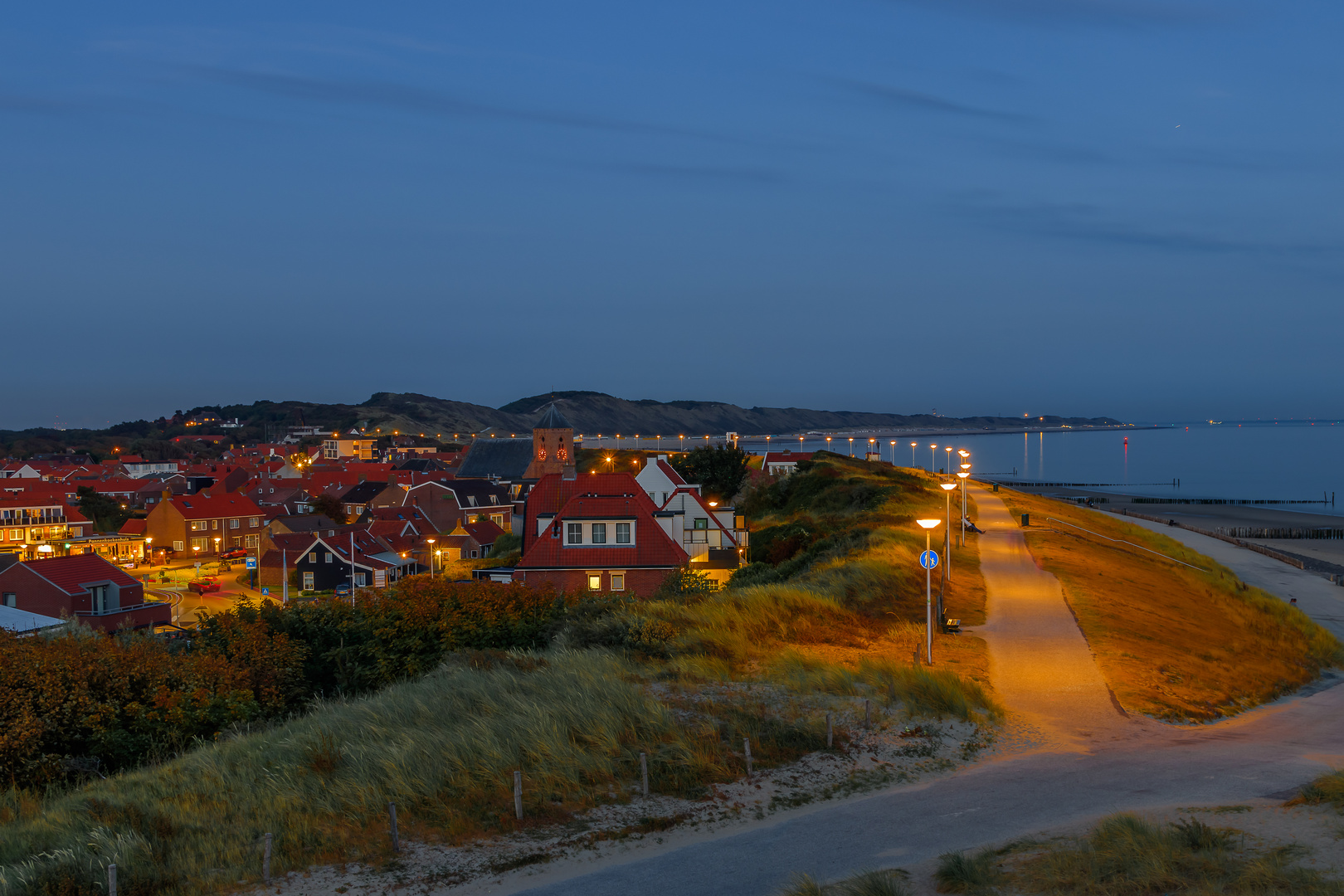 Netherlands - Zeeland- Zoutelande @ Night Foto & Bild | world, meer ...