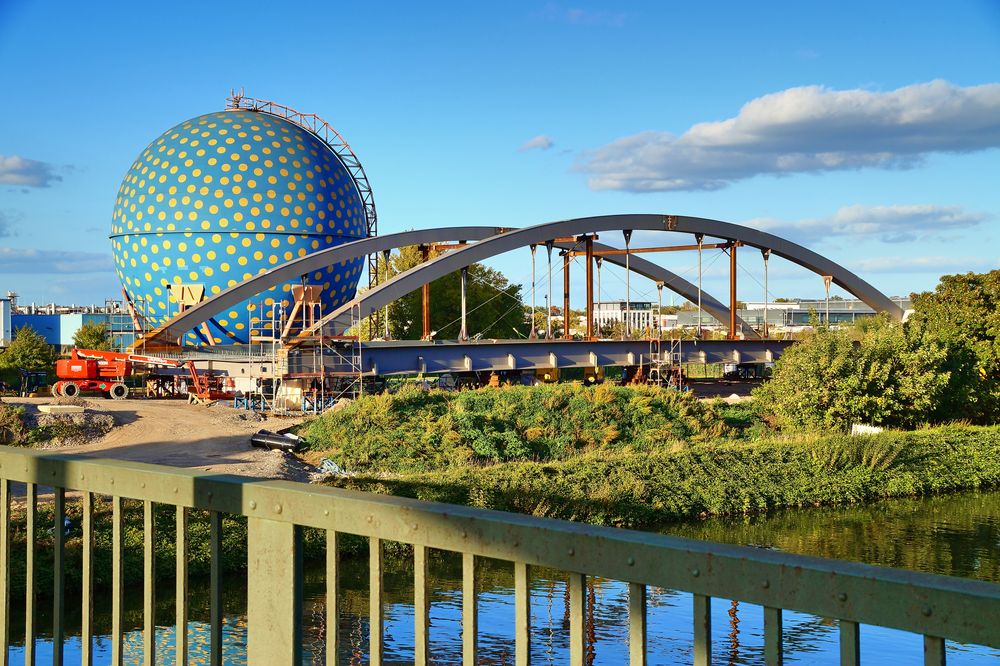 Neue Brücke Üchtingstraße in Gelsenkirchen Foto & Bild | architektur ...
