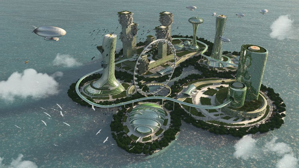 neue Lebensräume Foto & Bild | architektur, rendering, landschaftsrendering Bilder auf fotocommunity