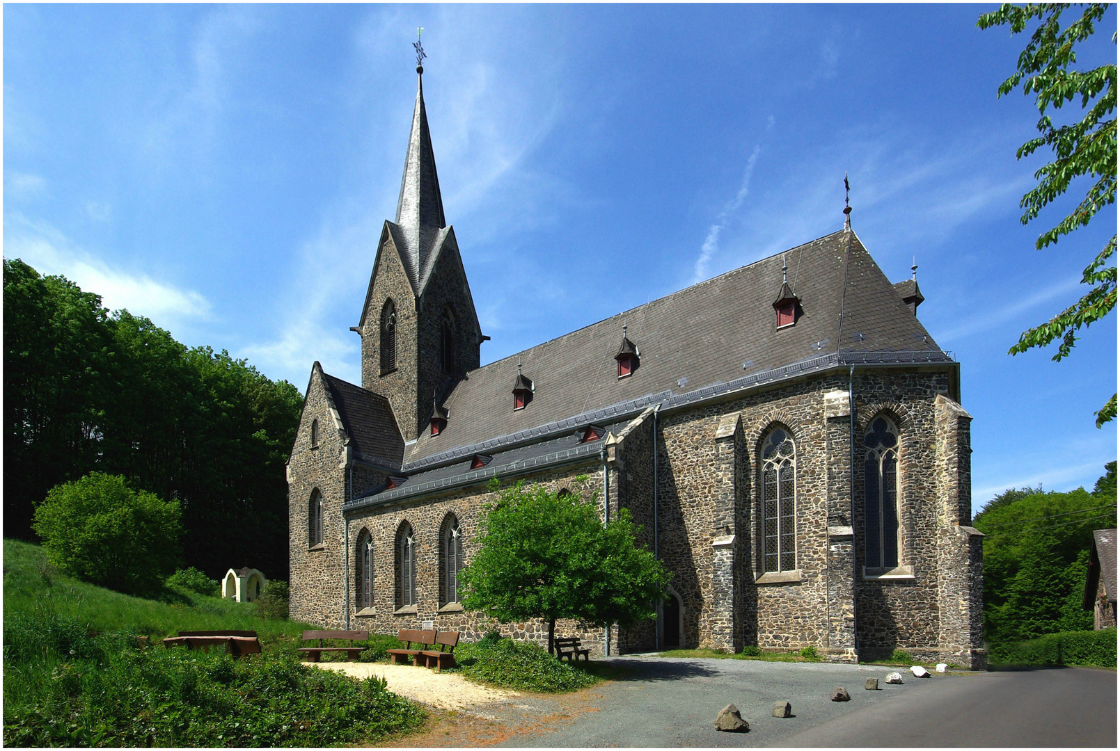 Neugotische Liebfrauenkirche Westerburg/Westerwald (Außenansicht) Foto ...