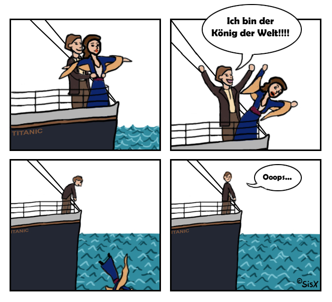 neulich auf der Titanic... Foto & Bild | 2d-grafik, comics, gemaltes ...