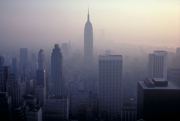 New York im Smog Foto & Bild | north america, united states, new york ...