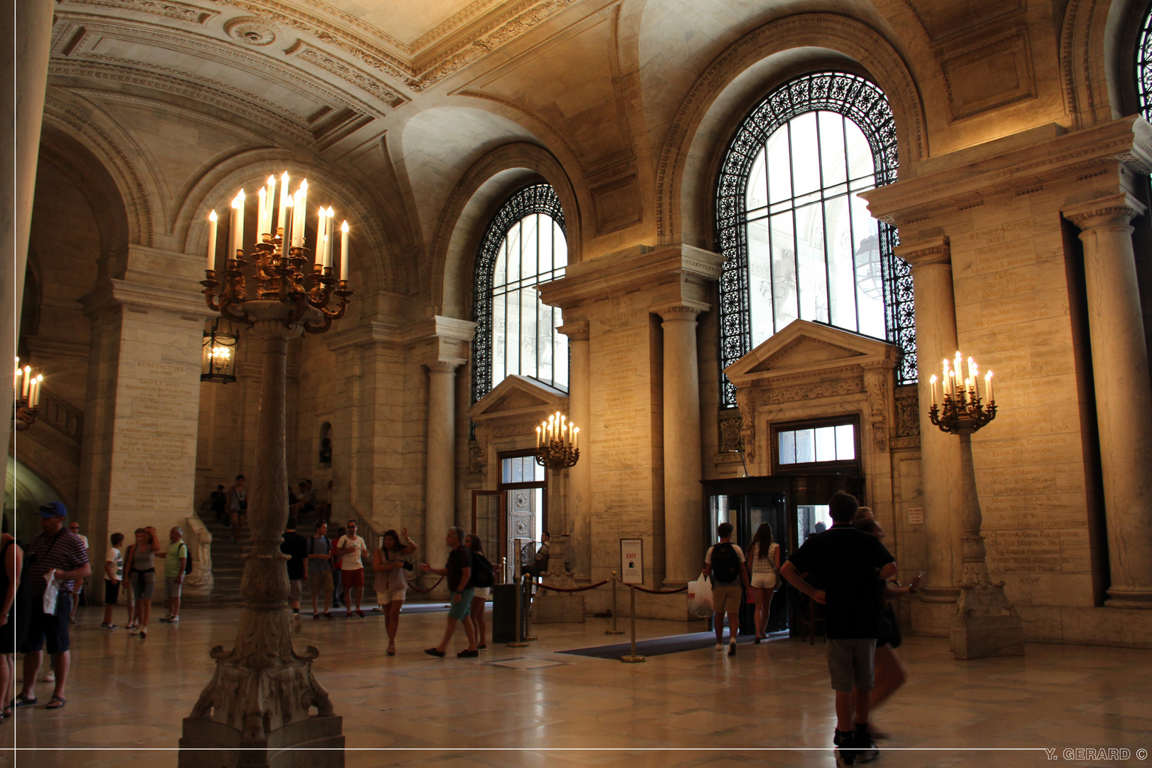 New York Public Library - Entry Hall photo et image | north america ...
