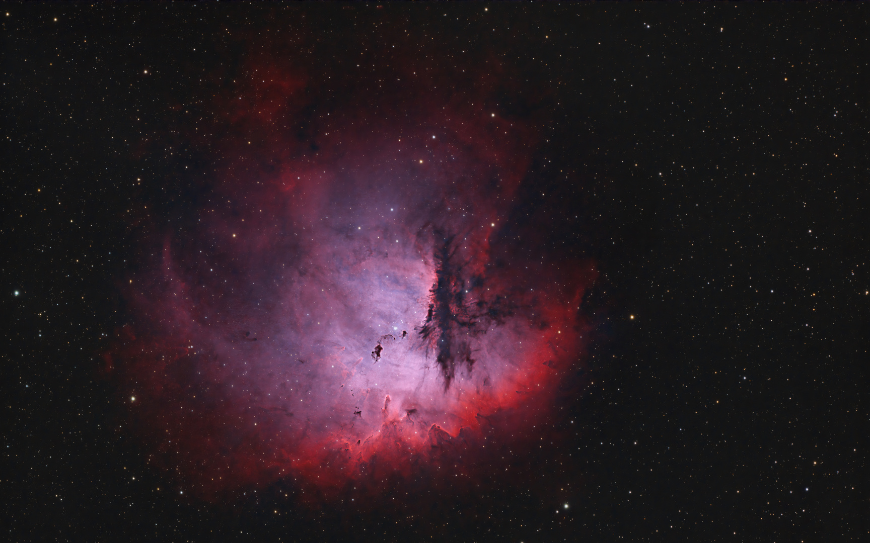 NGC 281 - Pacman Nebel im Sternbild Kassiopeia Foto & Bild ...