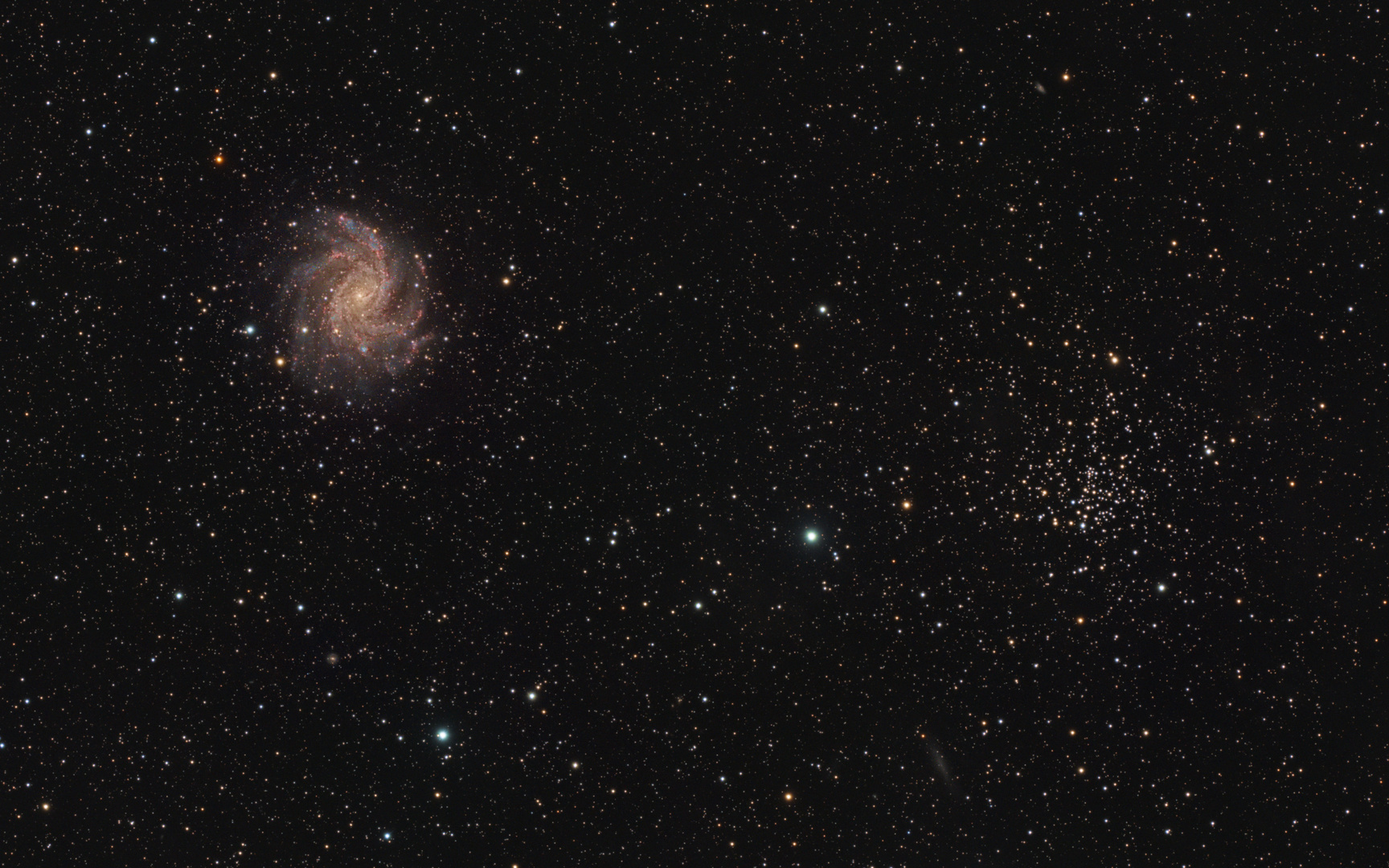 NGC 6946 NGC 6939 Foto & Bild | astrofotografie, himmel, himmel ...