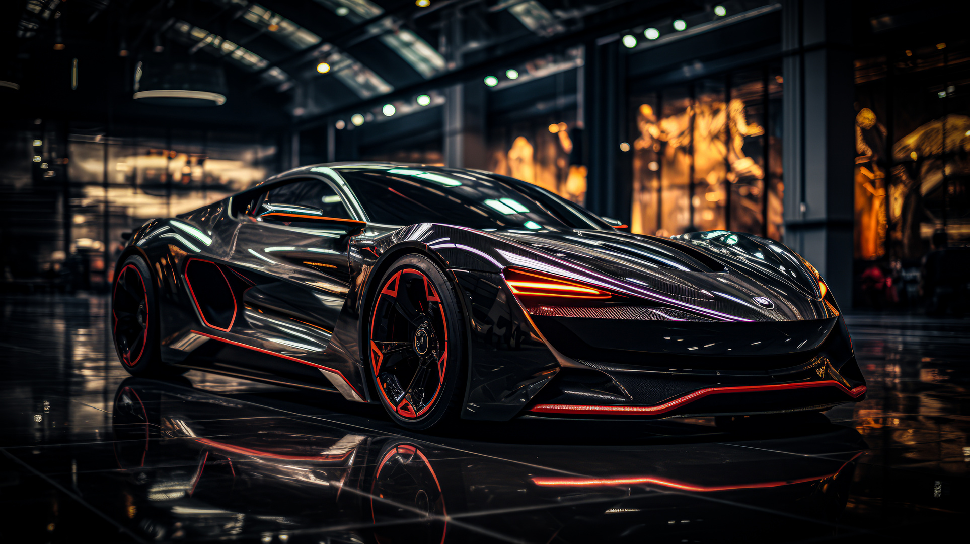 Nichts spiegelt schöner, als ein 12-Zylinder Foto & Bild | ki - archiv, ki - montagen, digiart ...