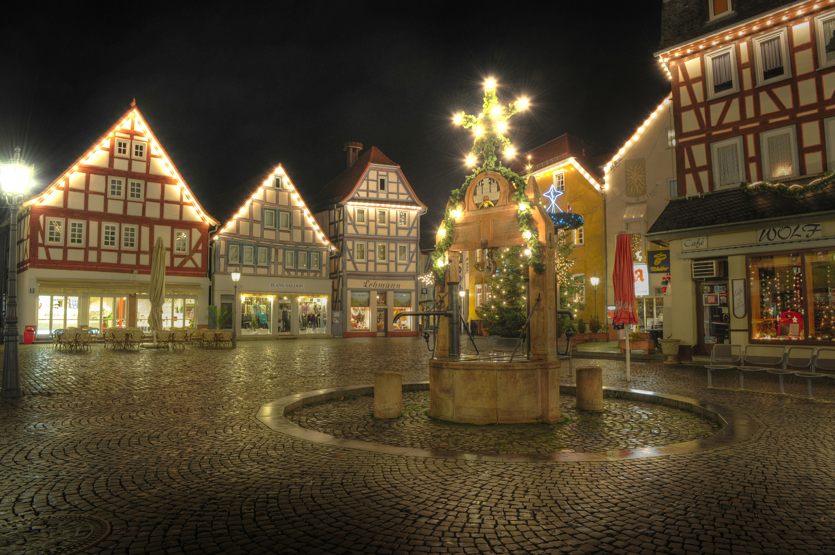 Nidda Marktplatz Foto & Bild | deutschland, europe, hessen Bilder auf ...